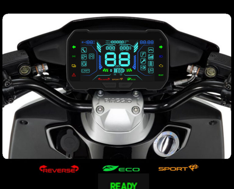 piaggio-one-dash-speedo-handle-bars | San Diego Scooters | Vespa ...
