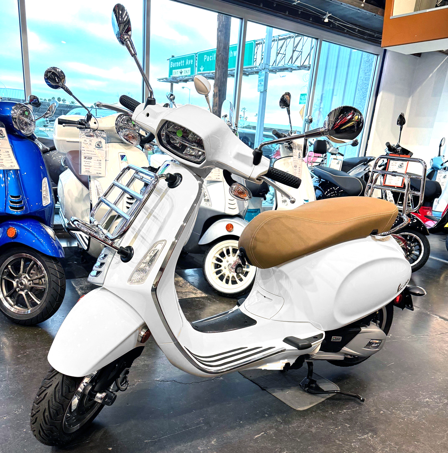 vespa-sprint-white-custom-2 | San Diego Scooters | Vespa | Genuine ...